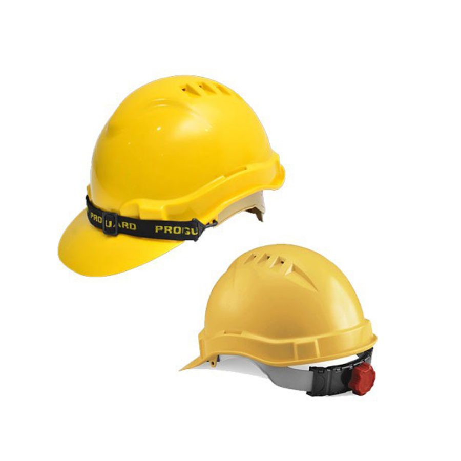 PROGUARD Advantage Helmet – Ratchet System Webbing Harness - 3M & UVEX ...