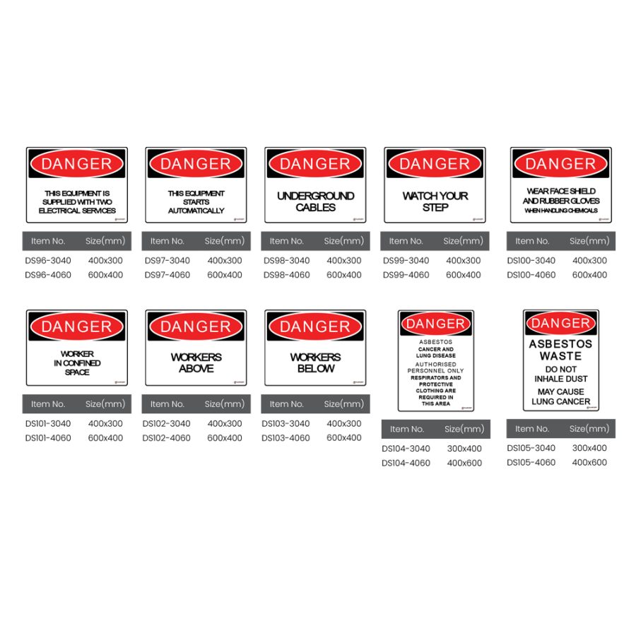 GUARDZER Danger Signs - 3M & UVEX PPE Distributor Selangor and Johor ...