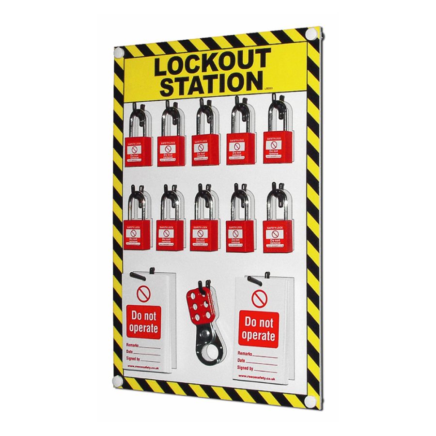 Custom Board Lockout Station - 3M & UVEX PPE Distributor Selangor and ...
