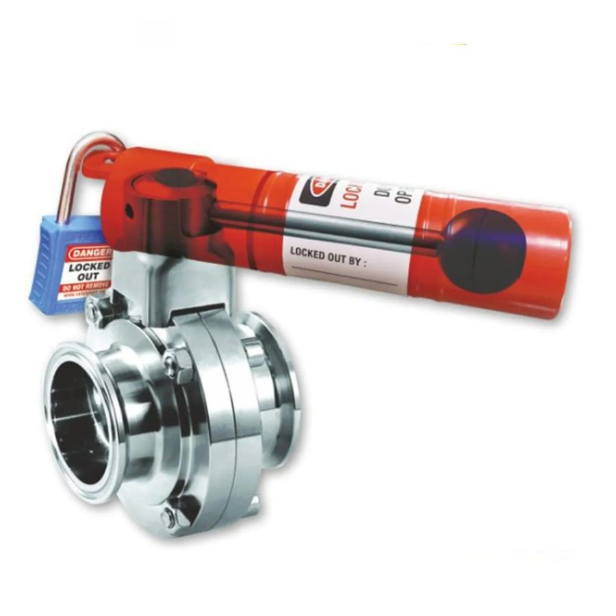 Stainless Steel Butterfly Valve Lockout - 3M & UVEX PPE Distributor ...